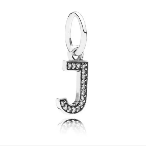 Pandora | Jewelry | Authentic Pandora Alphabet Letter J Charm | Poshmark